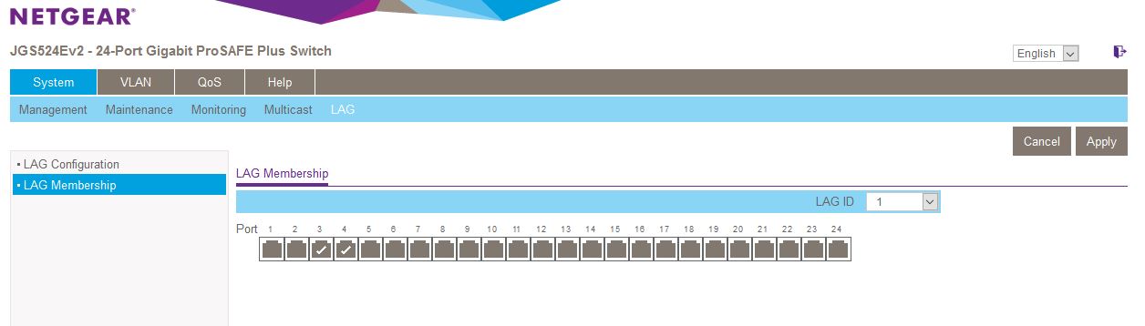 Configuración de Link Aggregation en switch JGS524Ev2 y ESXi6.5 – sysadm.es
